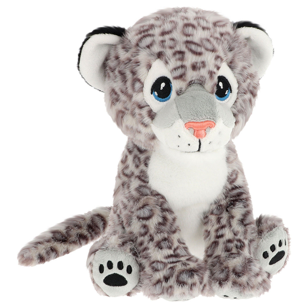 Keeleco Sitting Snow Leopard Plush — Booghe