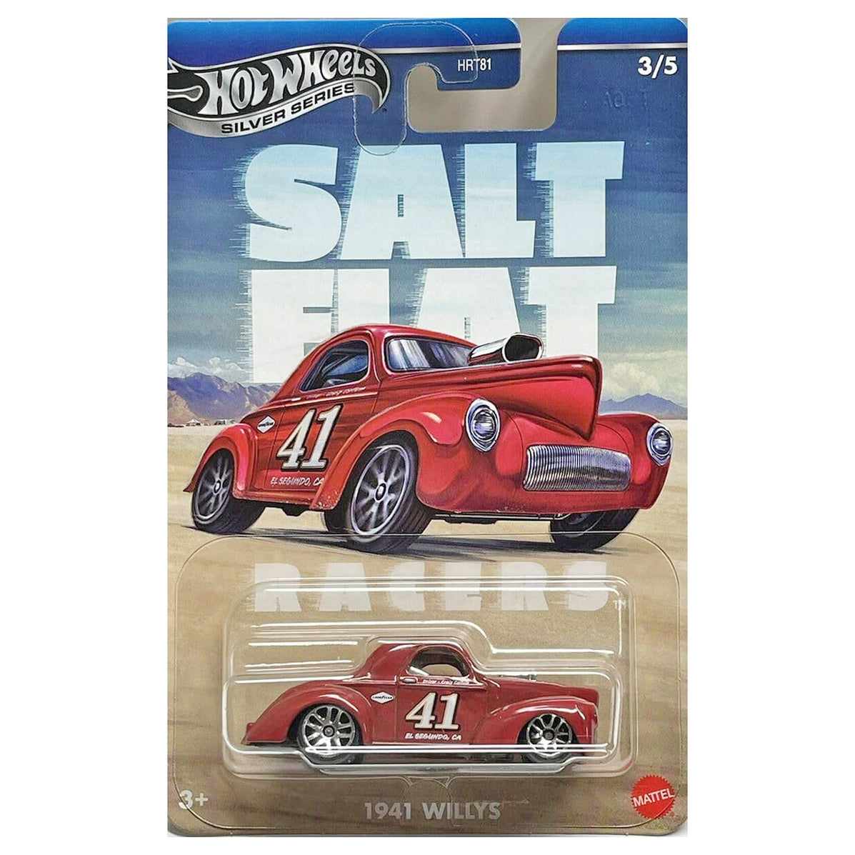 Hot Wheels Silver Series: Salt Flat Racers 1941 Willys Car (3/5) — Booghe