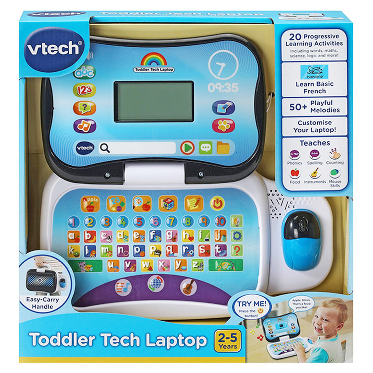 Vtech Toddler Tech Laptop Blue — Booghe
