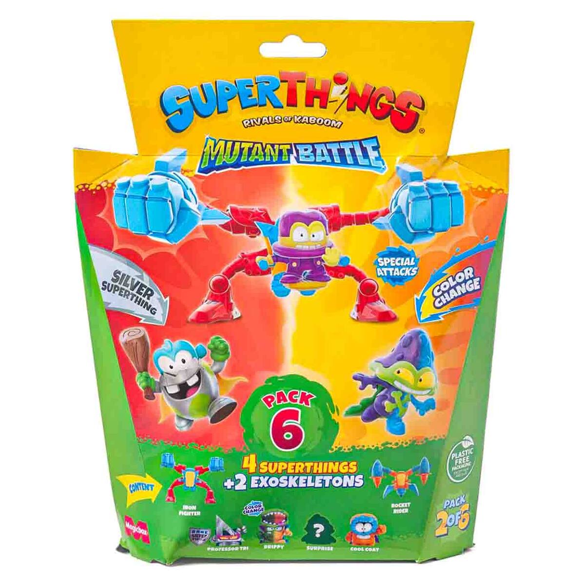 SuperThings Rivals of Kaboom Mutant Battle Figures 6 Pack (2/6) — Booghe