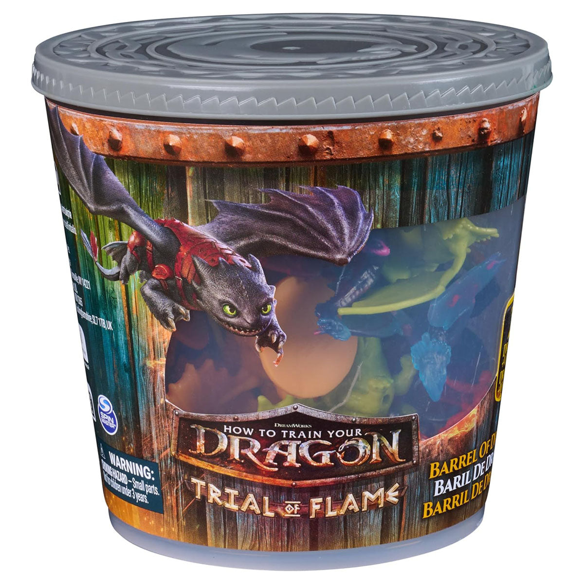 How to Train Your Dragon Trial of Flame: Barrel of Dragons Figures (25 ...