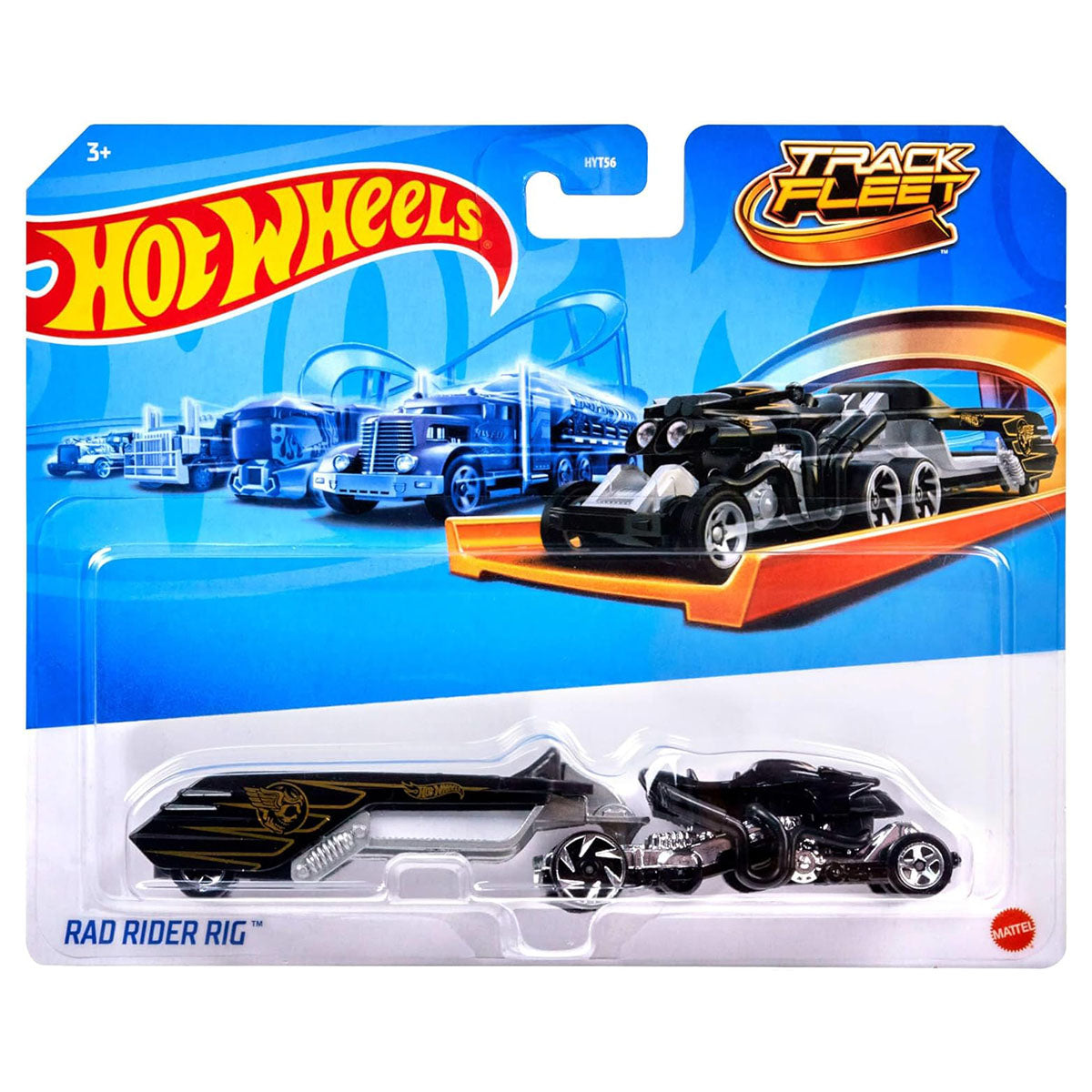 Hot Wheels Track Fleet: Rad Rider Rig 1:64 Scale Vehicle — Booghe