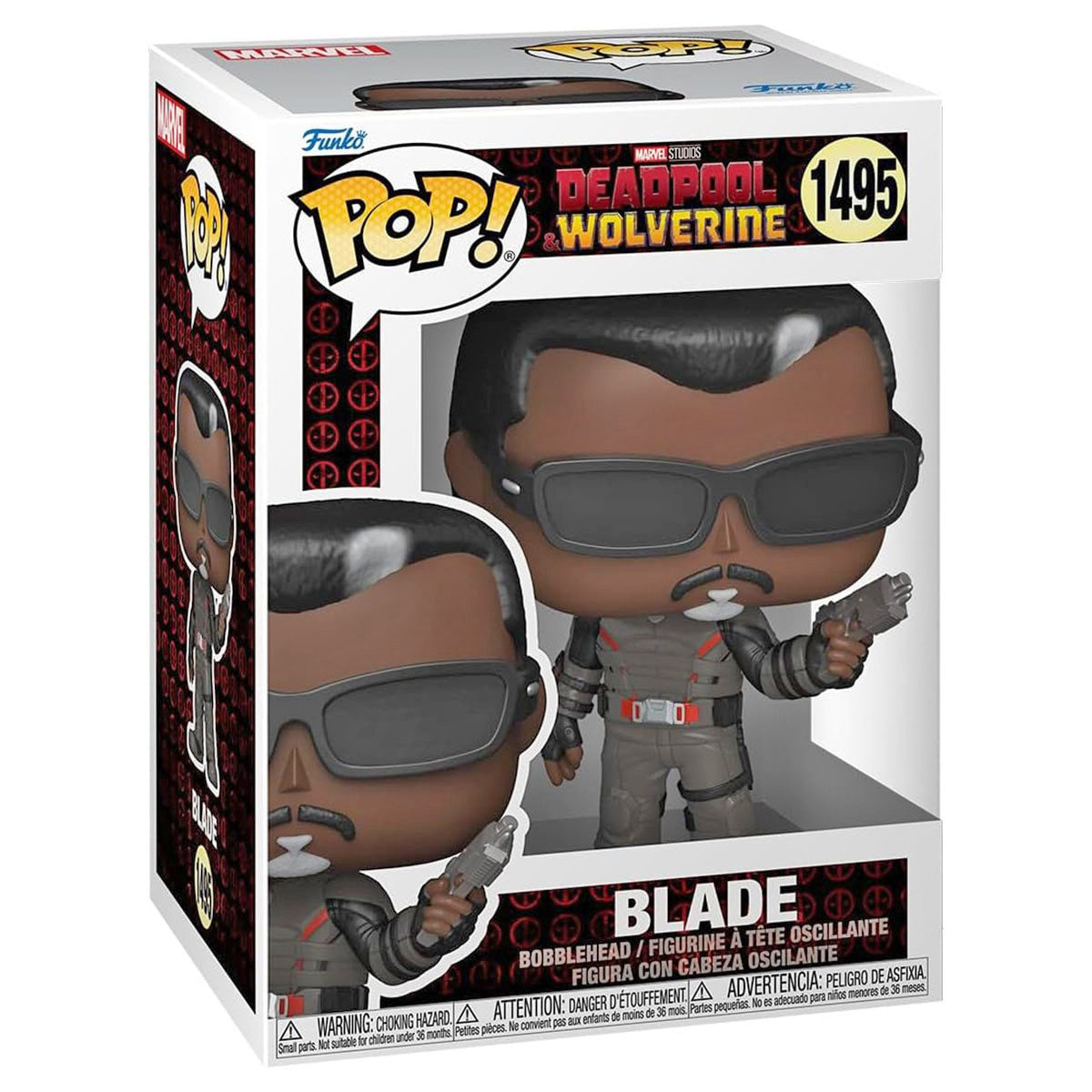 Funko Pop! Marvel: Deadpool & Wolverine: Blade Bobblehead Figure #1495 ...