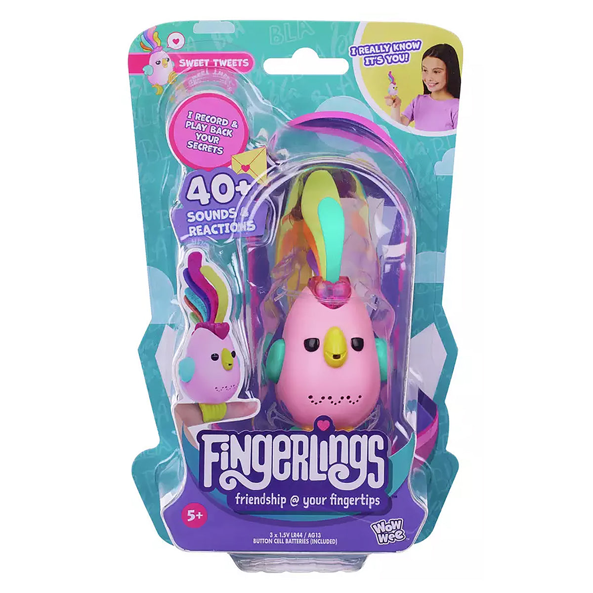 Fingerlings Sweet Tweets Interactive Bird Pink — Booghe