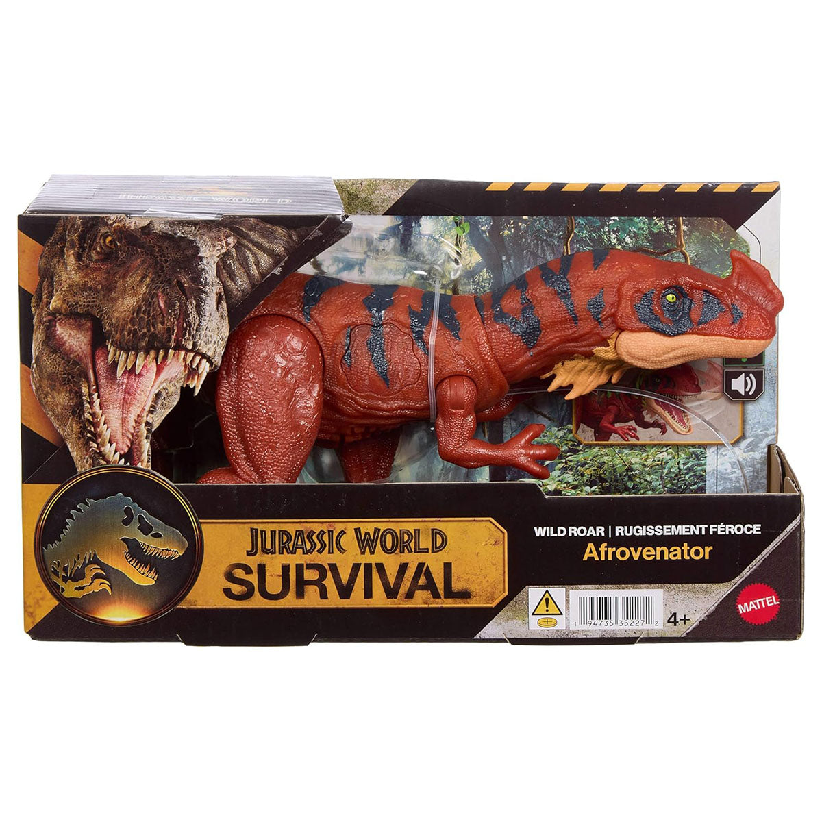 Jurassic World Wild Roar: Afrovenator Figure — Booghe
