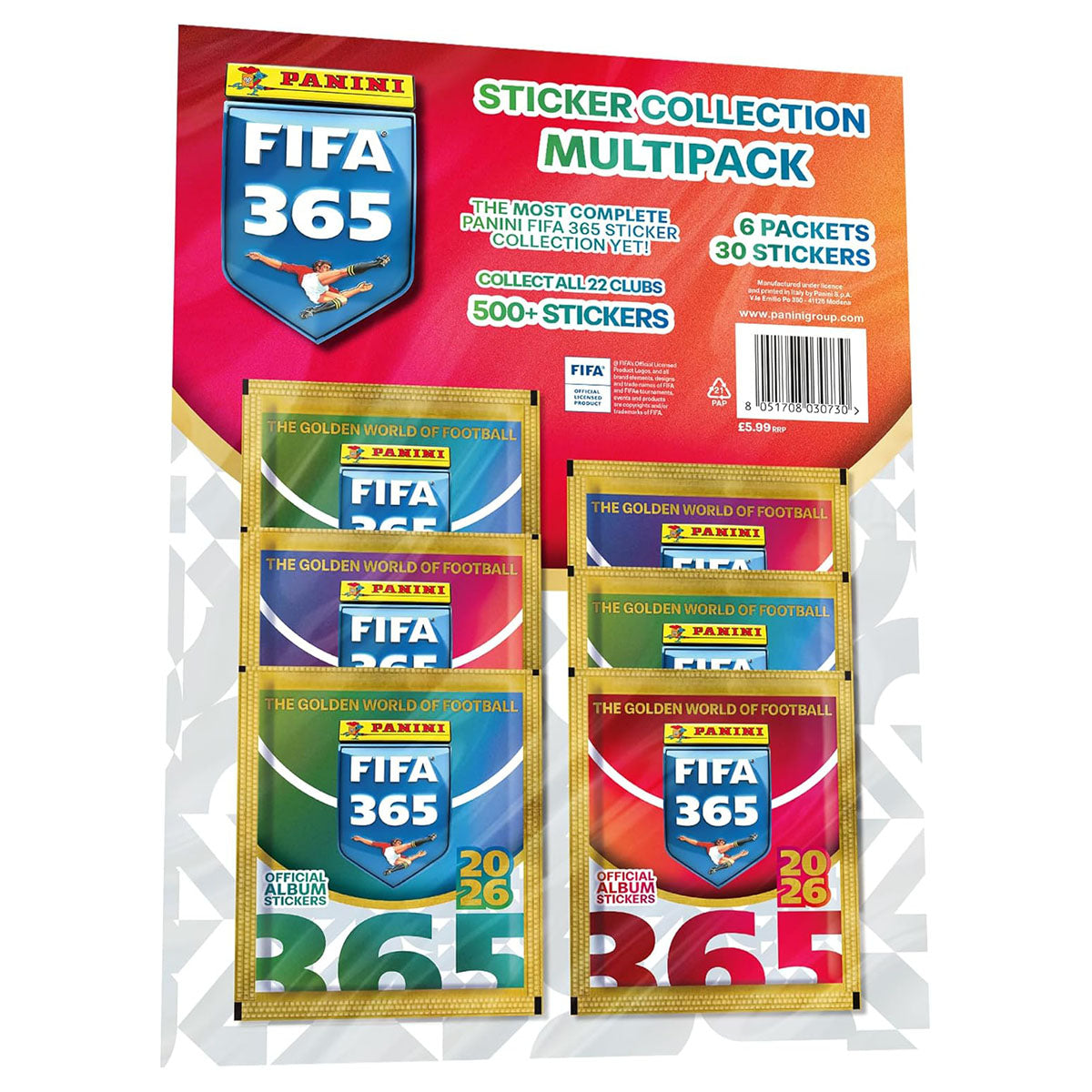 Panini FIFA 365 2025/26 Sticker Collection Multipack — Booghe