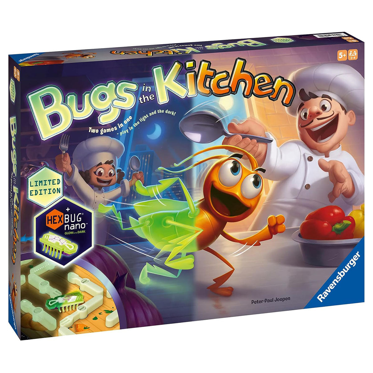 Bugs in the Kitchen Glow in the Dark Board Game — Booghe