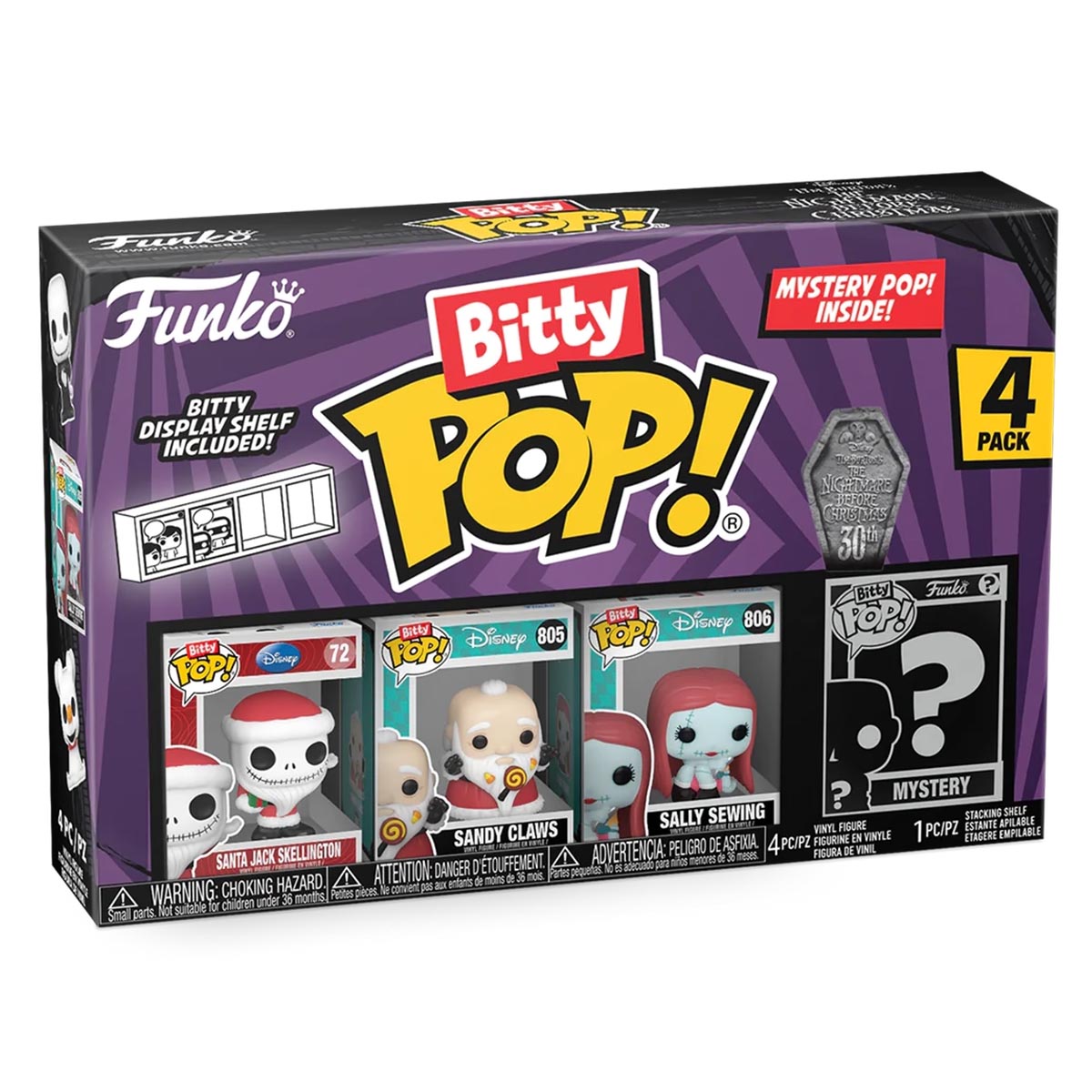 Funko Bitty Pop! The Nightmare Before Christmas Mini Figures Series 4 ...