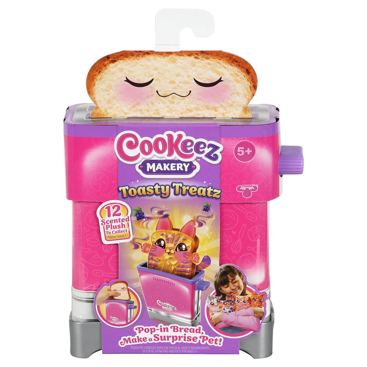 Cookeez Makery Toasty Treatz Toaster Surprise Plush (styles vary) — Booghe