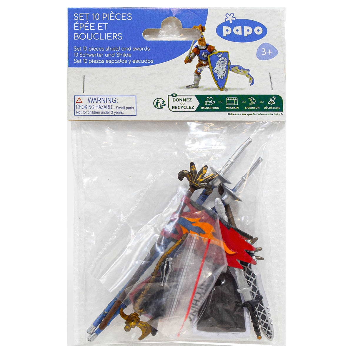 Papo 10 Piece Shield and Sword Set — Booghe