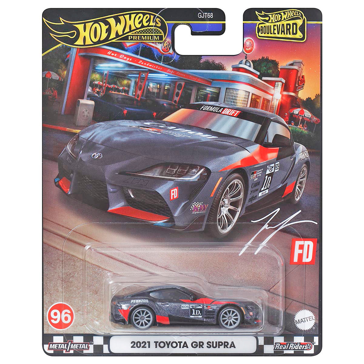 Hot Wheels Boulevard 2024: 2021 Toyota GR Supra #96 — Booghe