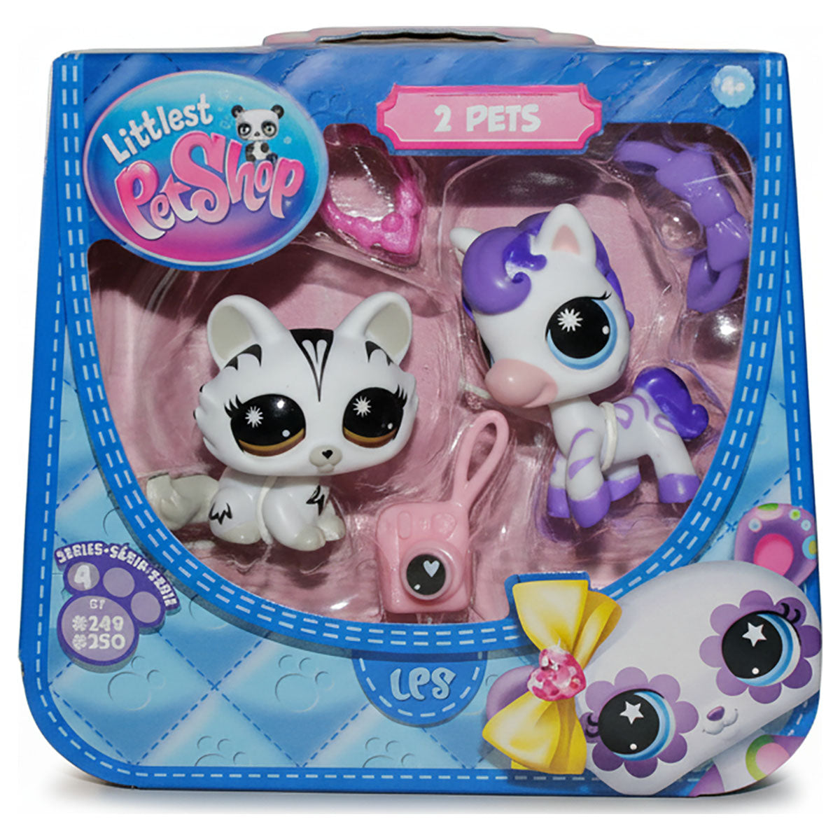 Littlest Pet Shop Pet Pair Series 4 Stylin' Stripes Figures — Booghe