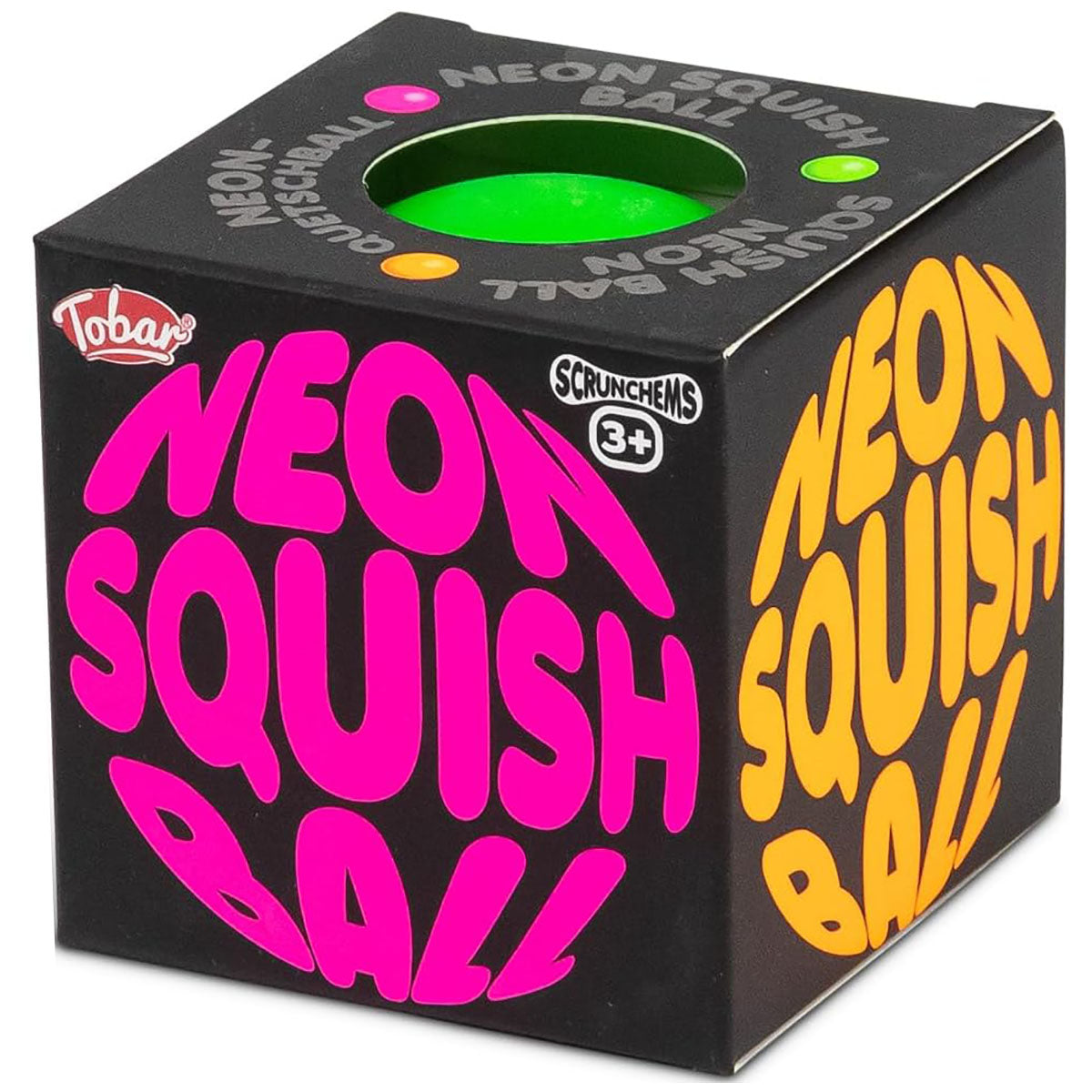 Scrunchems Neon Squish Ball Fidget Toy (styles vary) — Booghe