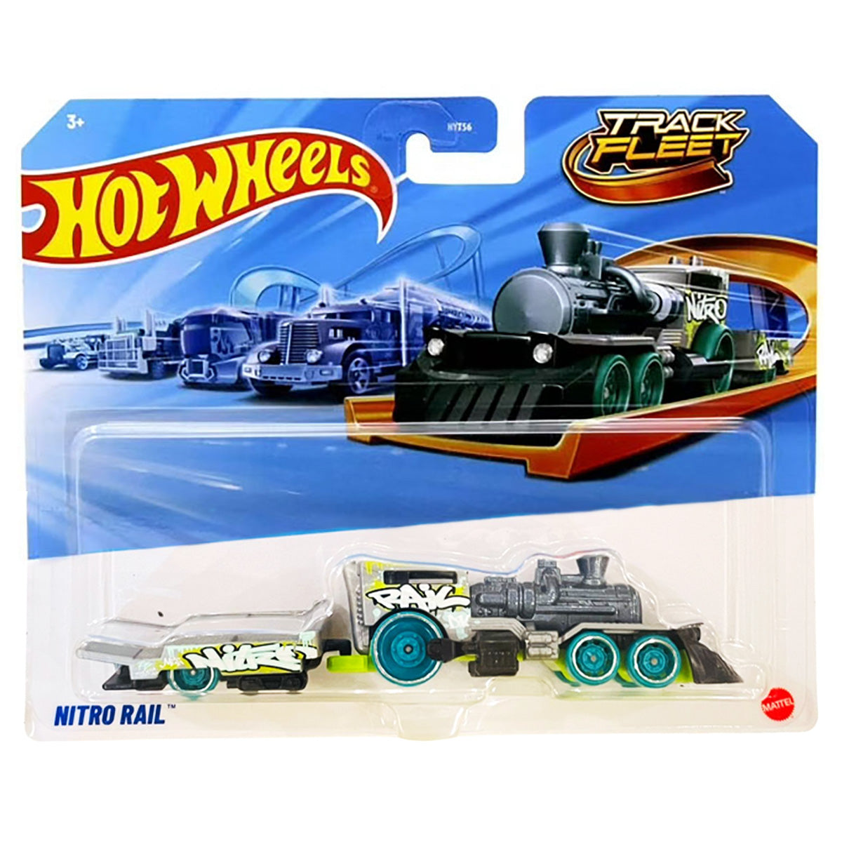 Hot Wheels Track Fleet: Nitro Rail Locomotive — Booghe