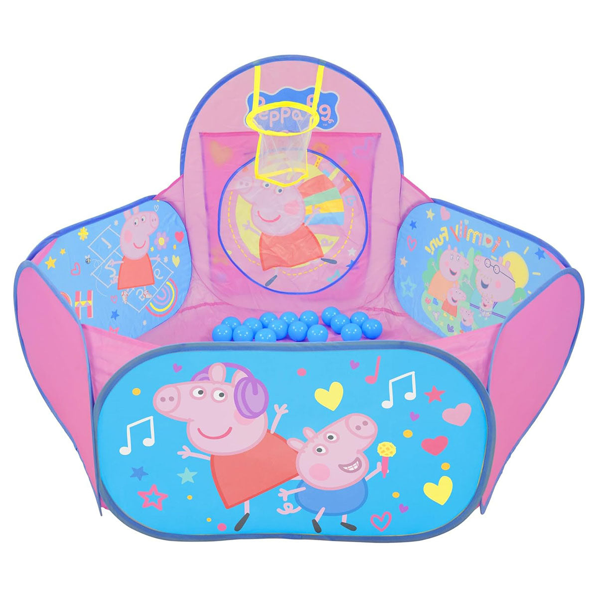 Peppa Pig Quick Up Activity Ball Pit & 20 Balls — Booghe
