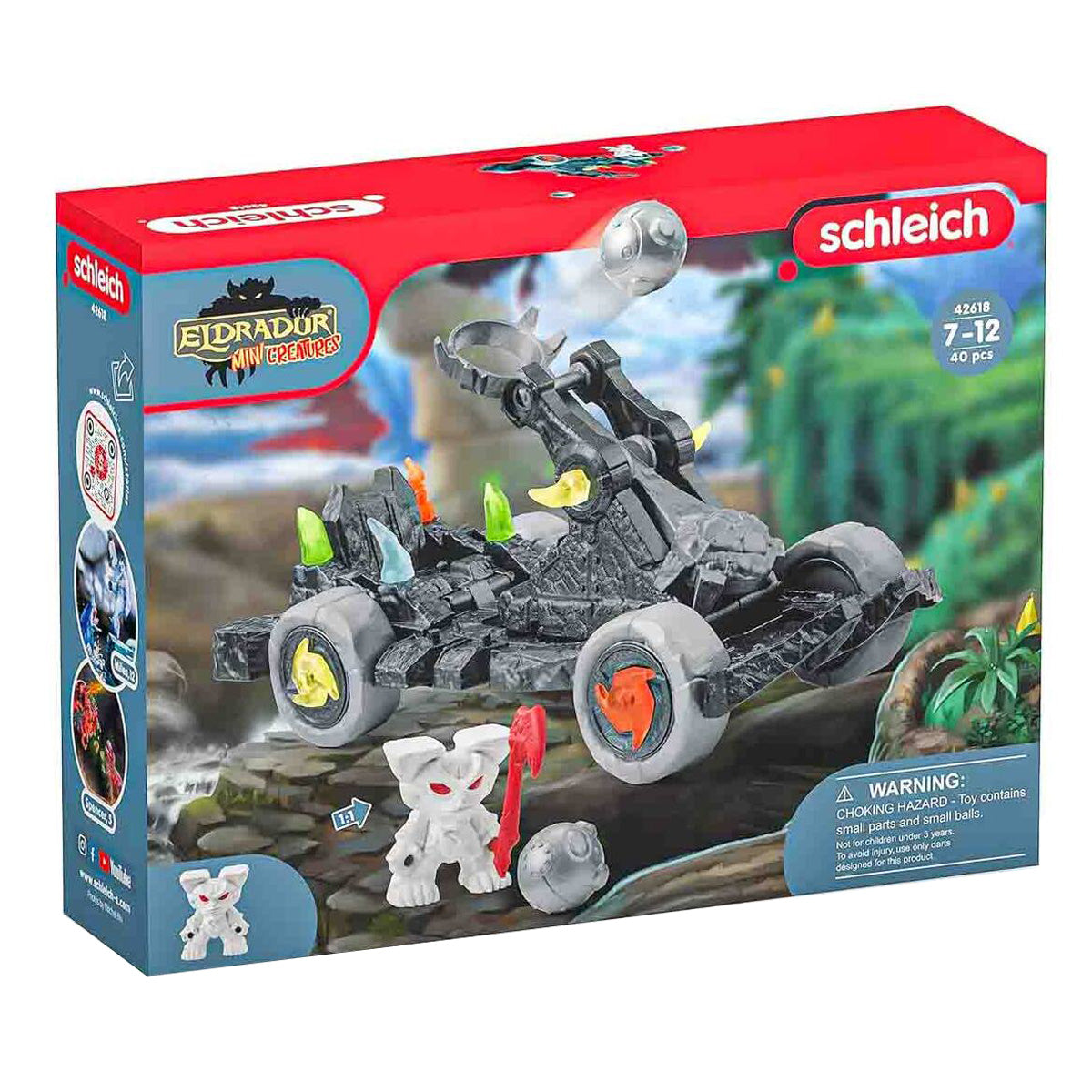 Schleich Eldrador Catapult with Mini Creature Figure — Booghe