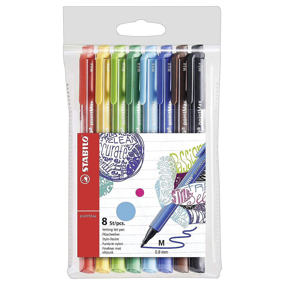 STABILO pointMax Writing Felt Pens (8 Pack) — Booghe