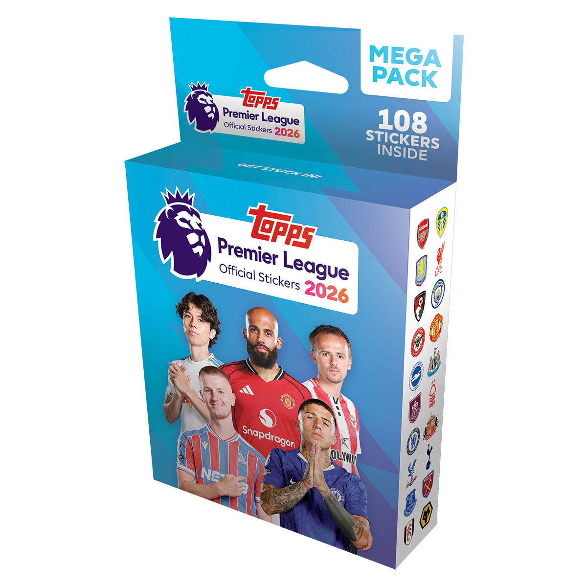 Topps Premier League 2026 Official Stickers Mega Pack — Booghe