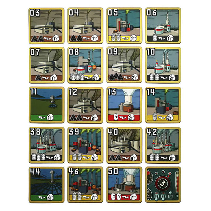 Power Grid: The New Power Plant Cards Set 2 Recharged Version Game Exp ...