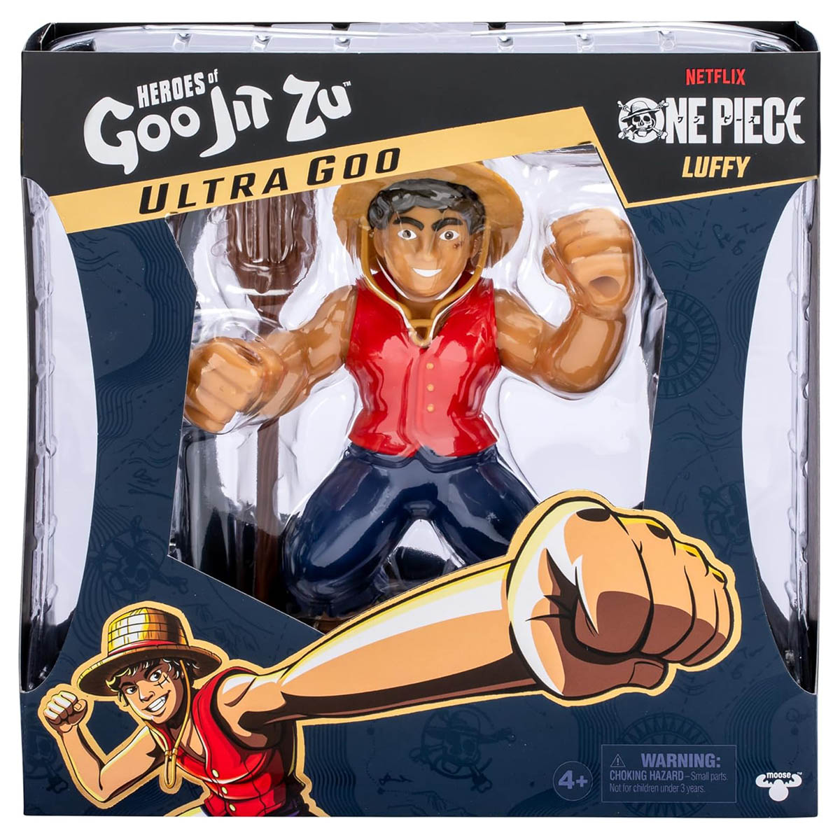Heroes of Goo Jit Zu One Piece Luffy Stretch Figure — Booghe