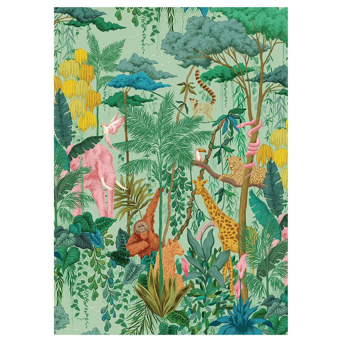 Gibsons The Art File: Jungle Animals 1000 Piece Jigsaw Puzzle — Booghe