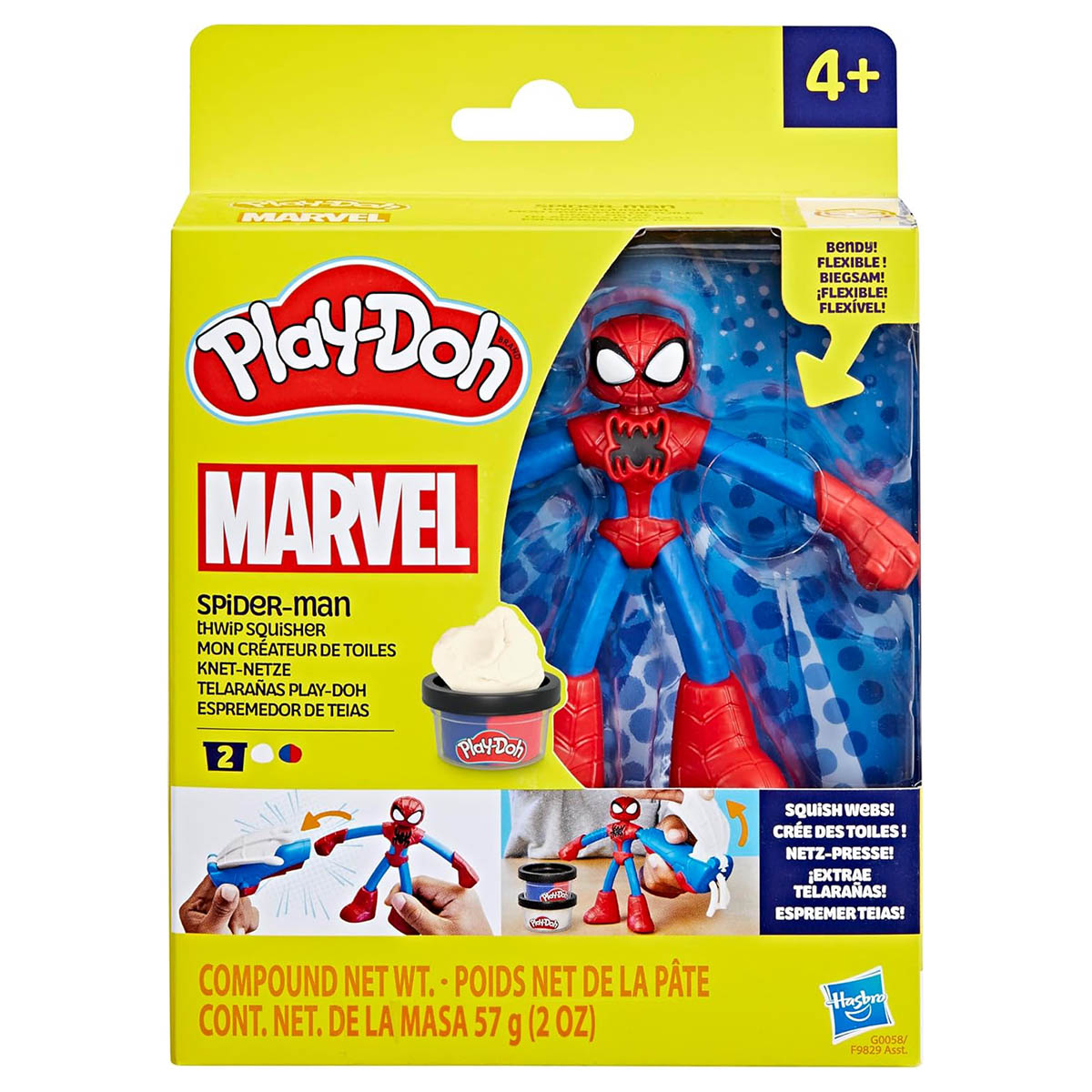 Play-Doh Marvel Spider Man Thwip Squisher Playset — Booghe