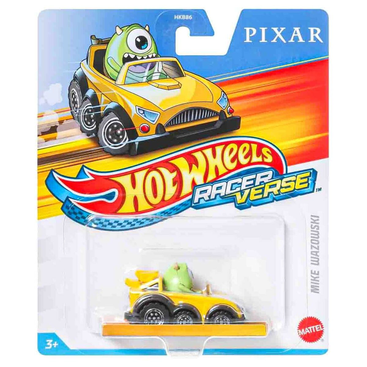 Hot Wheels Racer Verse: Pixar Monsters Inc. Mike Wazowski Vehicle — Booghe