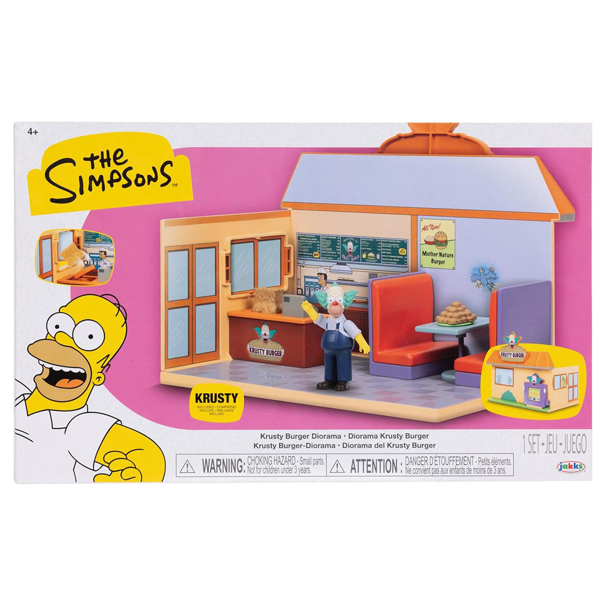 The Simpsons Krusty Burger Diorama Playset — Booghe