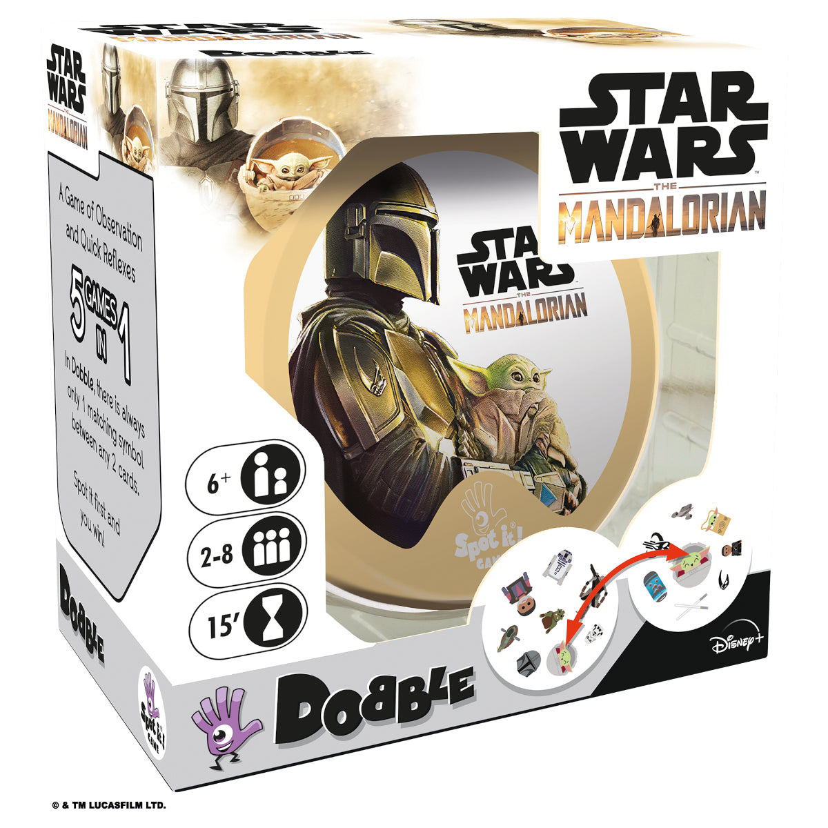 Dobble Star Wars: The Mandalorian Card Game — Booghe
