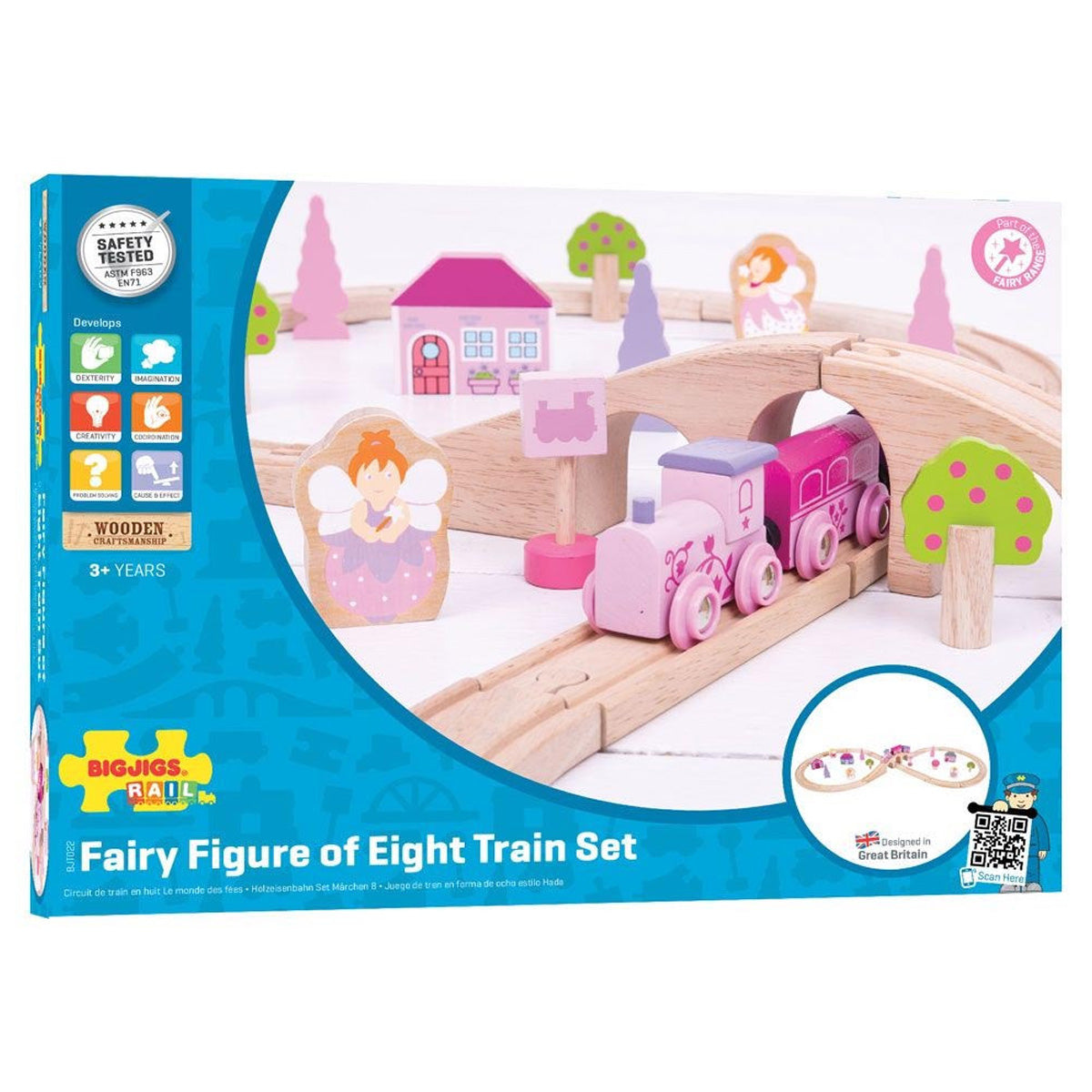 Bigjigs Rail Fairy Figure of Eight Train Set — Booghe