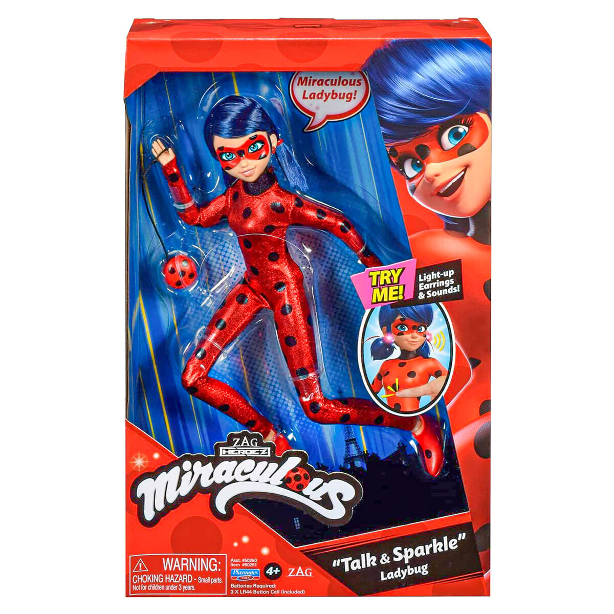 Miraculous Talk & Sparkle Ladybug Figure — Booghe