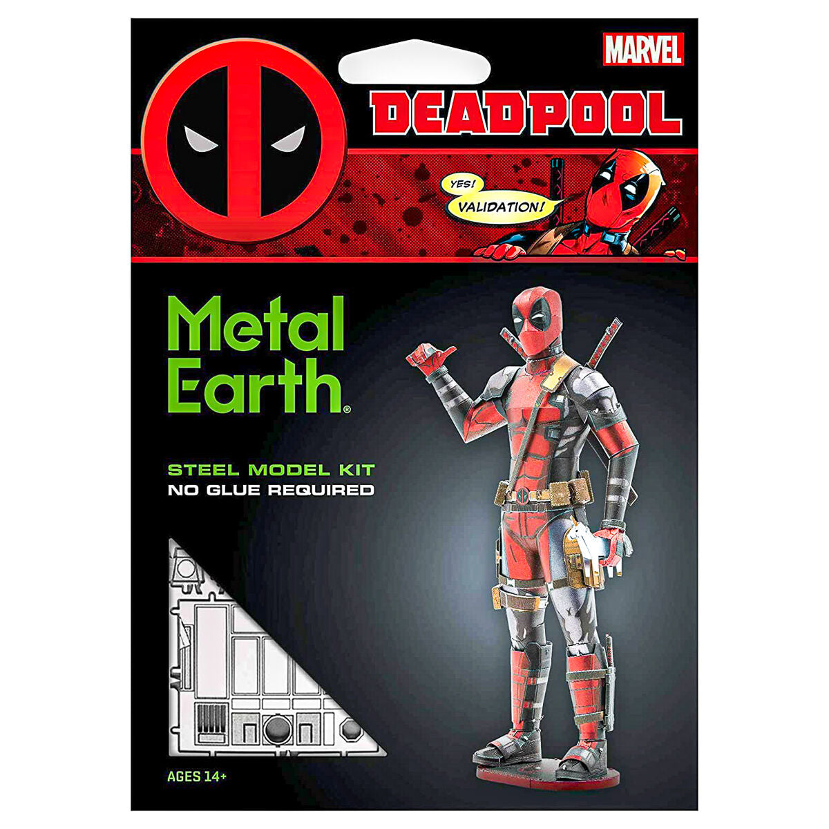 Metal Earth Marvel Deadpool Steel Model Kit — Booghe