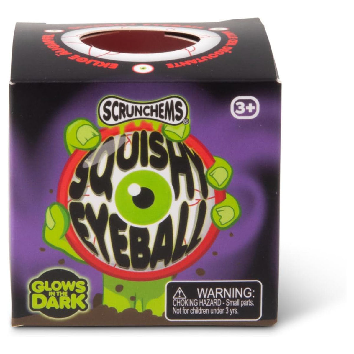 Scrunchems Squishy Eyeball Glow-in-the-Dark Fidget Toy — Booghe