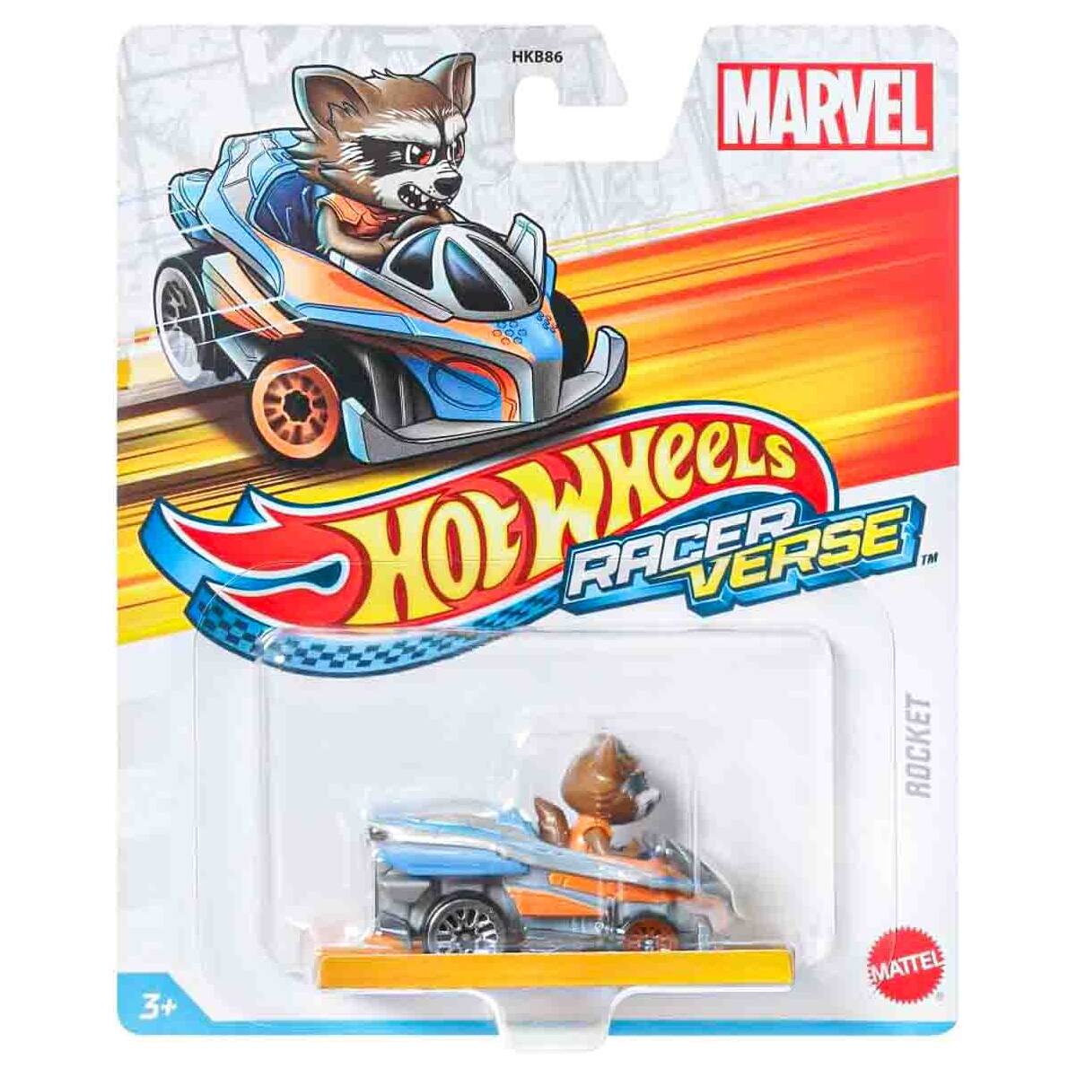 Hot Wheels Racer Verse: Marvel Rocket Raccoon Vehicle — Booghe