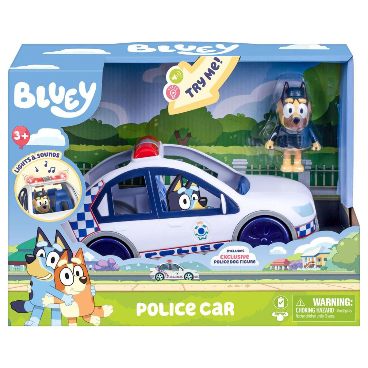Bluey Police Car — Booghe