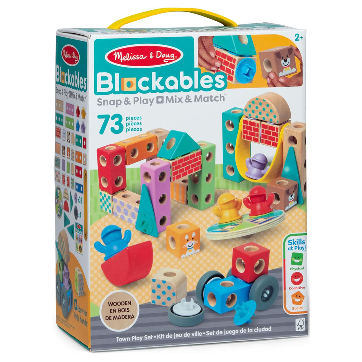 Melissa & Doug Blockables Town Building Set — Booghe