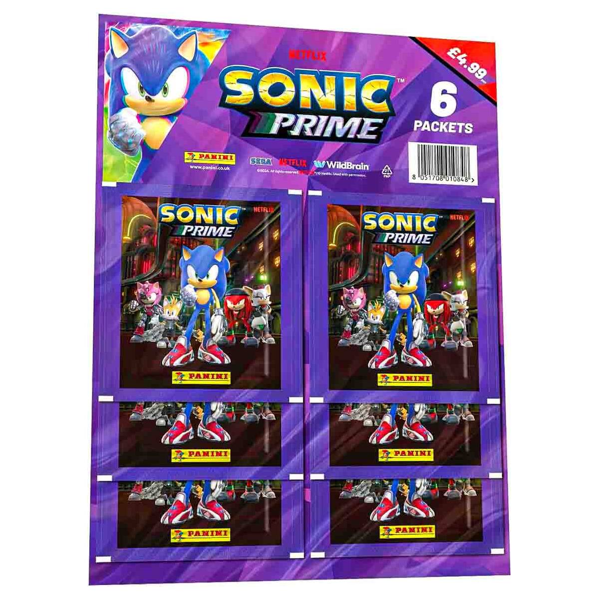 Sonic Prime Panini Sticker Collection Multipack (6 Packs) — Booghe