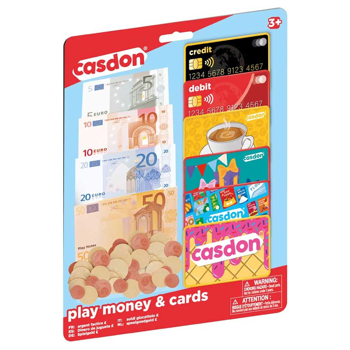 Casdon Play Money & Cards Roleplay Toy — Booghe