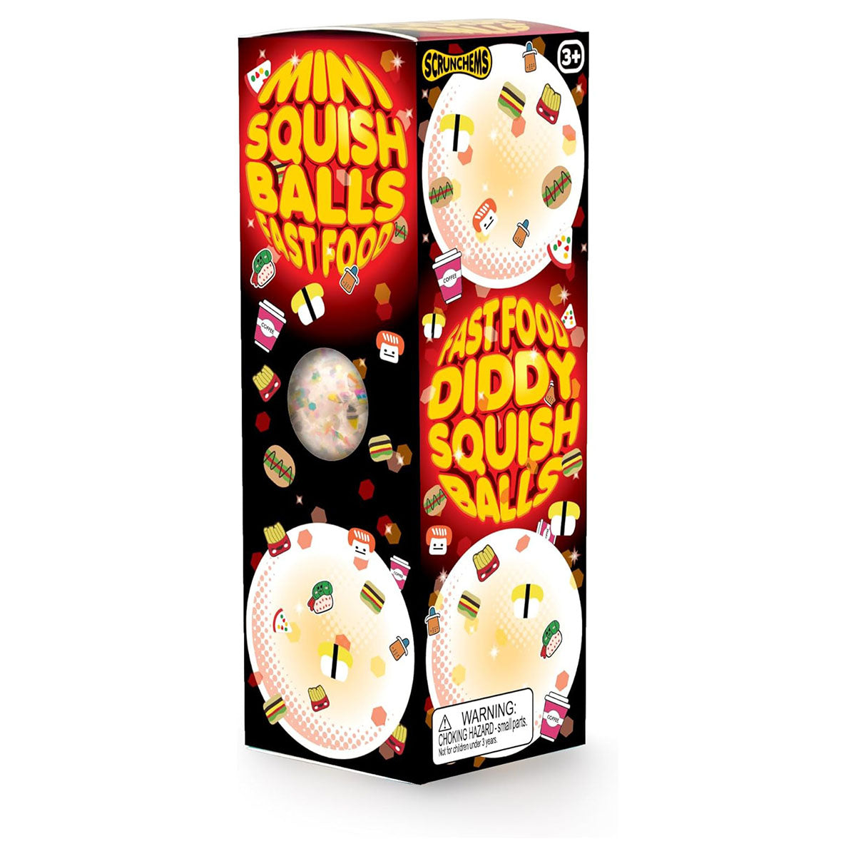Scrunchems Fast Food Diddy Squish Balls (3 Pack) — Booghe