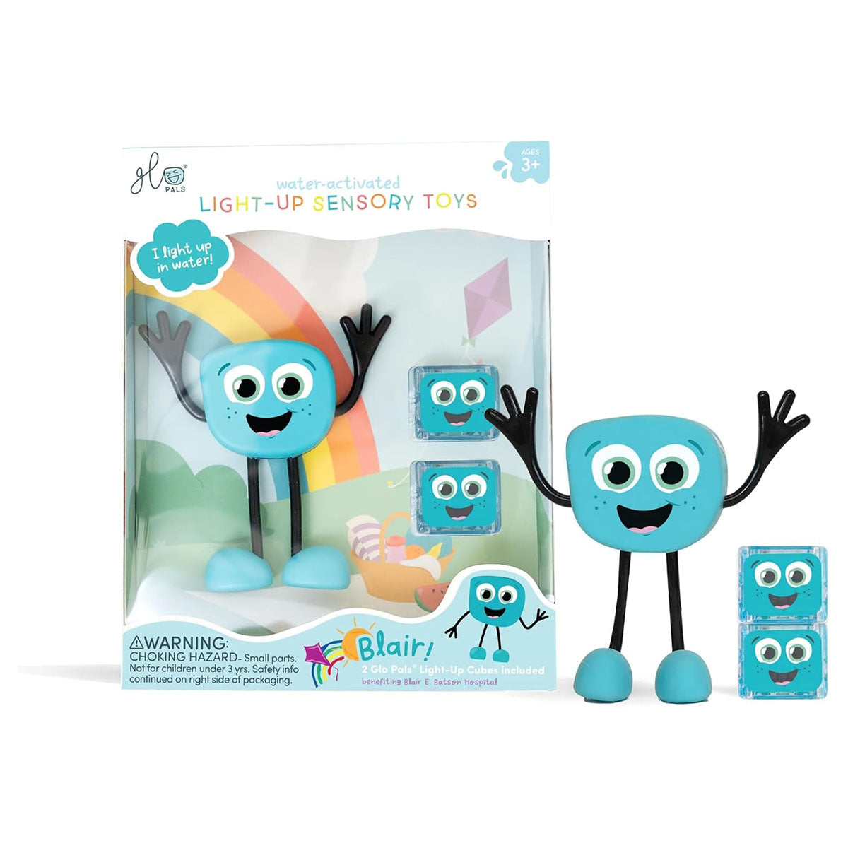 Glo Pals Water-Activated Light-Up Sensory Toys Blair Set — Booghe