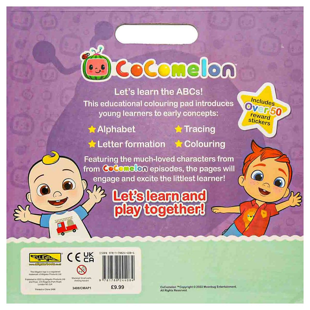 CoComelon ABC Fun Educational Colouring Pad — Booghe