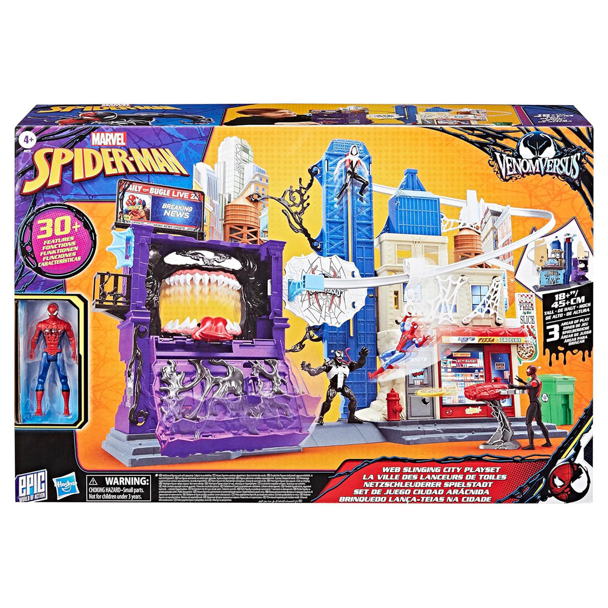 Marvel Spider-Man VenomVersus Web Slinging City Playset — Booghe