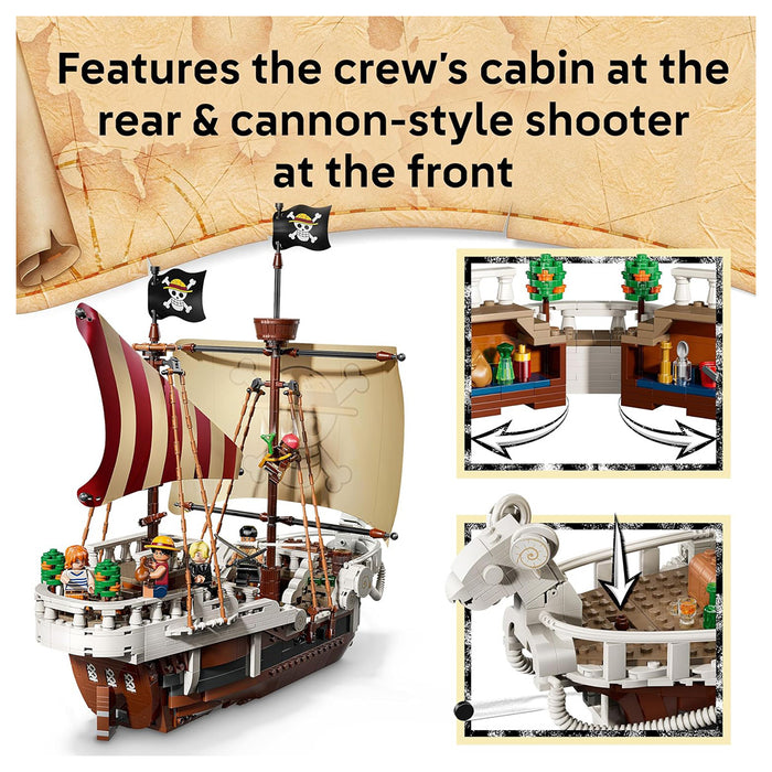 LEGO One Piece: The Going Merry Pirate Ship Building Set — Booghe