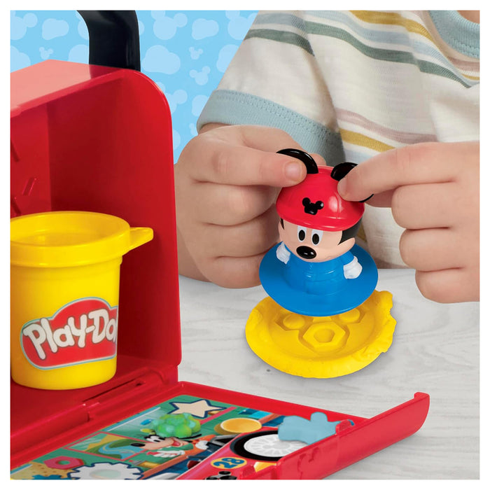 Play-Doh Disney Jr Mickey Mouse Clubhouse Mickey On the Go Garage Set ...