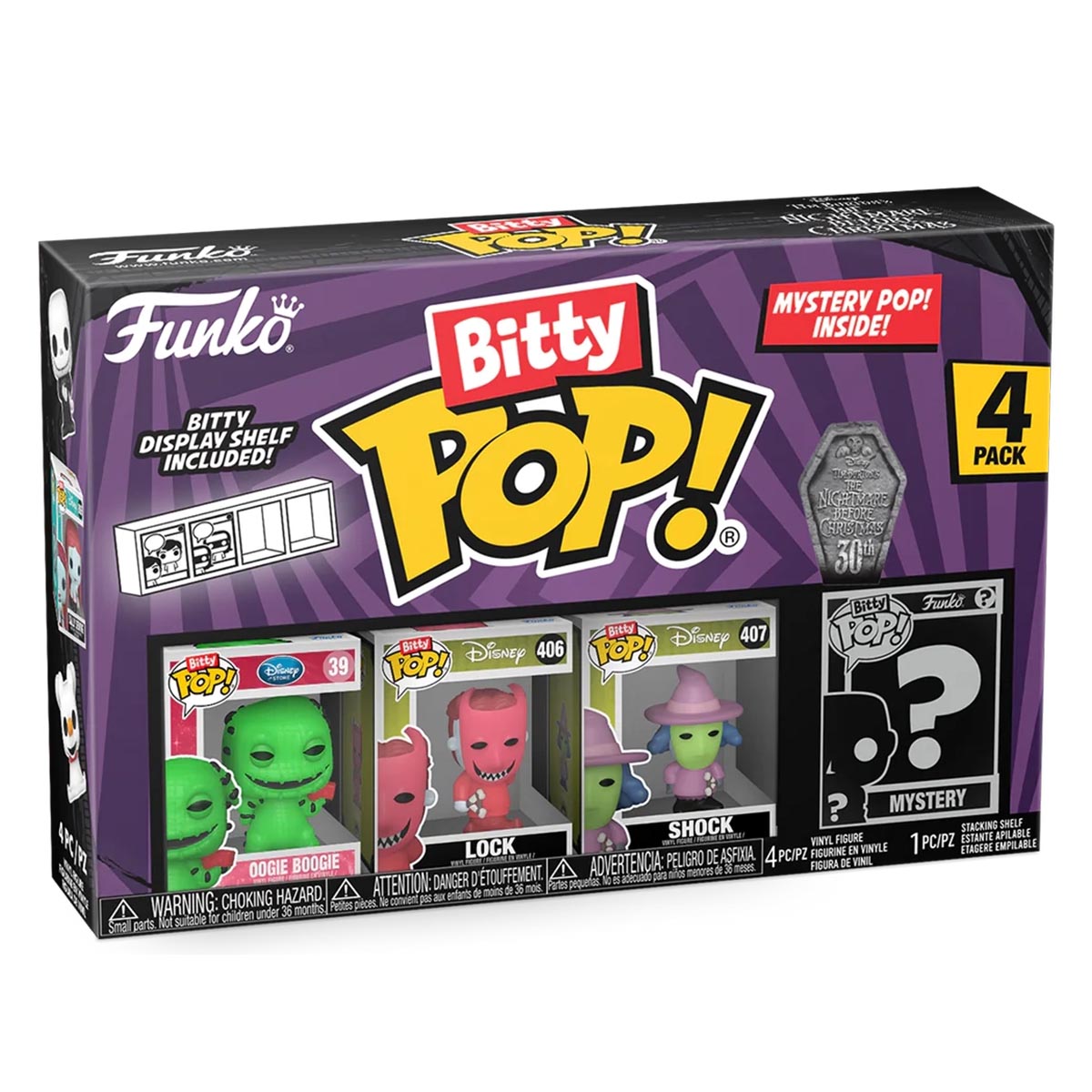 Funko Bitty Pop! The Nightmare Before Christmas Mini Figures Series 1 ...