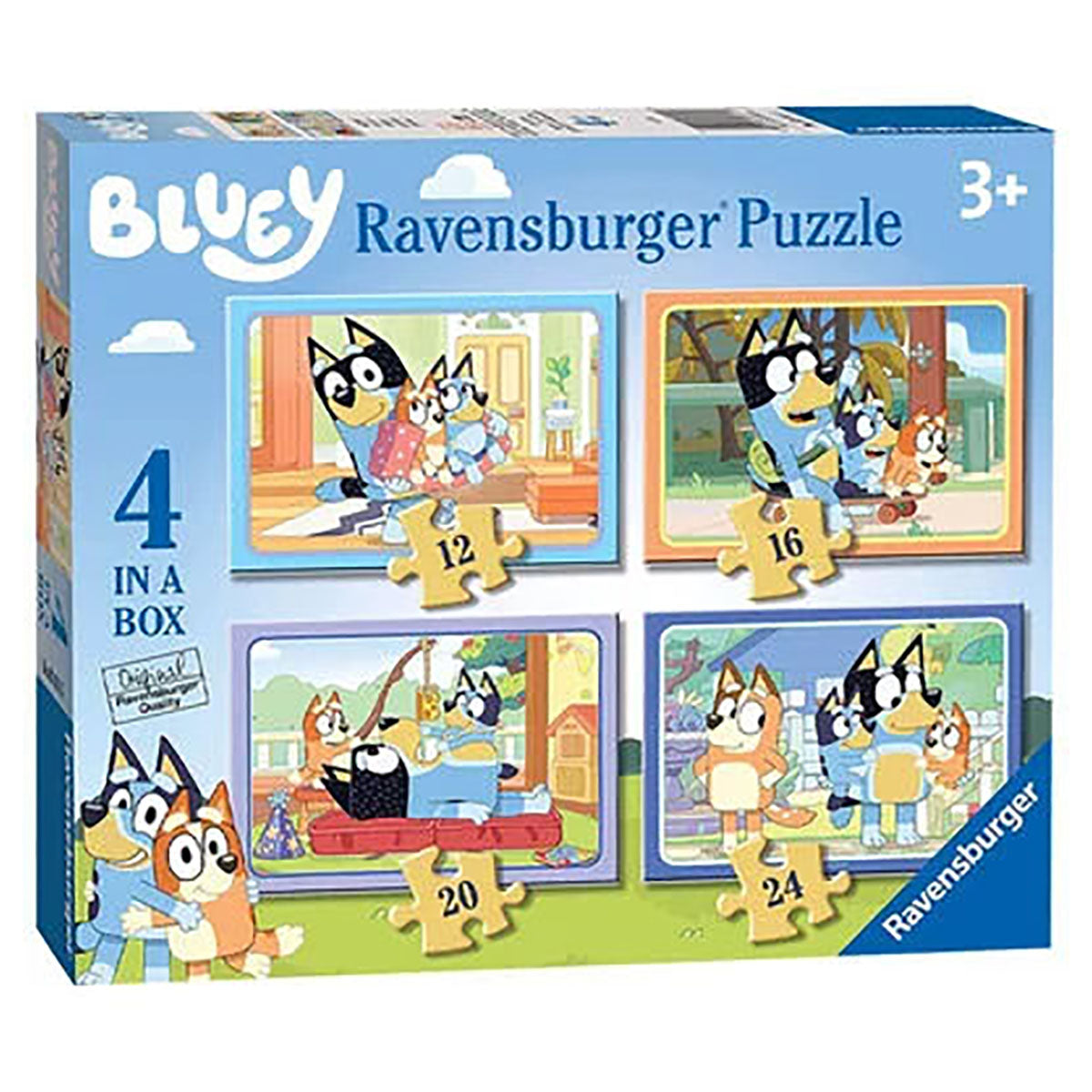 Ravensburger Bluey 4 in a Box Jigsaw Puzzles — Booghe