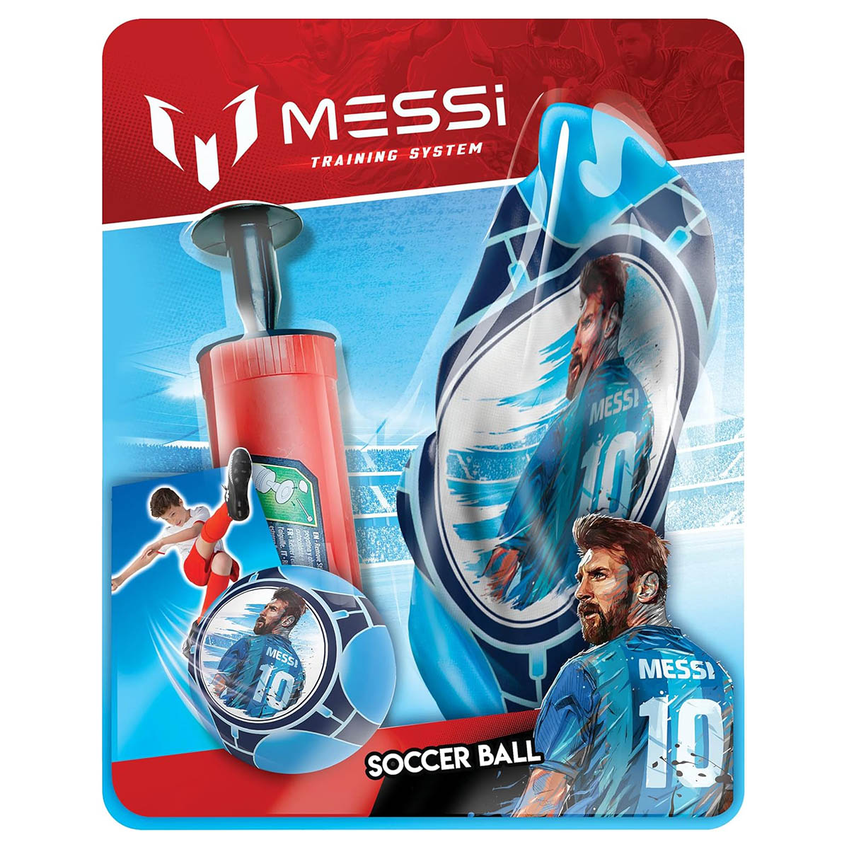 Messi Training System Soccer Ball Size 4 with Pump — Booghe