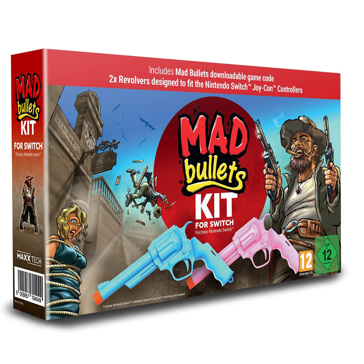 Maxx Tech Mad Bullets Kit for Nintendo Switch 2 & 1 Video Game — Booghe
