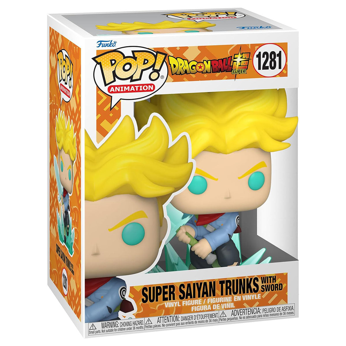Funko Pop! Animation: Dragon Ball Z: Super Saiyan Trunks with Sword Vi ...