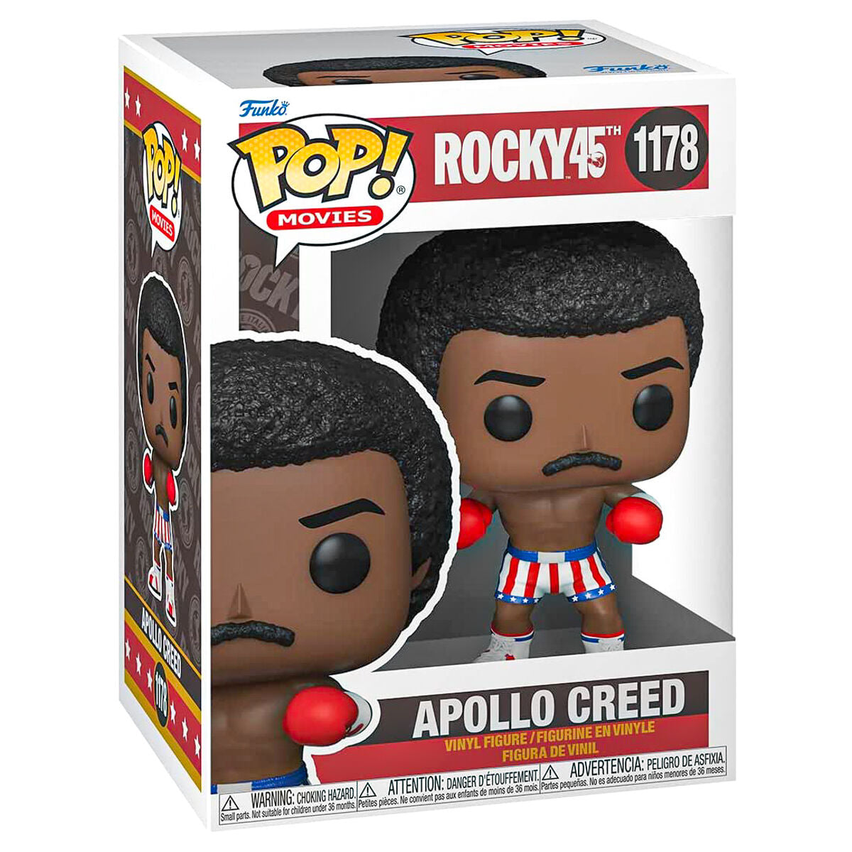 Funko Pop! Movies: Rocky 45th Apollo Creed Vinyl Figure #1178 — Booghe